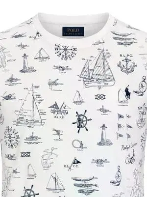Polo Ralph Lauren Nautical-print T-shirt - White