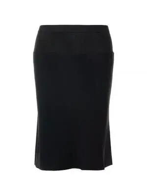 Rick Owens Short Bias Ribbed-waistband Skirt