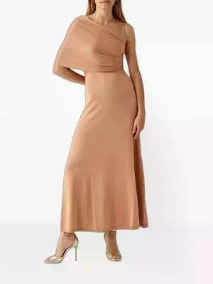 TWINSET Long Knit Dress With Lurex