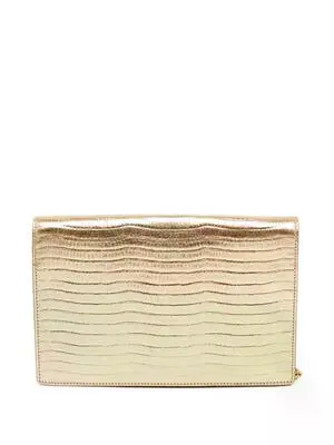 Saint Laurent Uptown Lizard-embossed Mini Bag