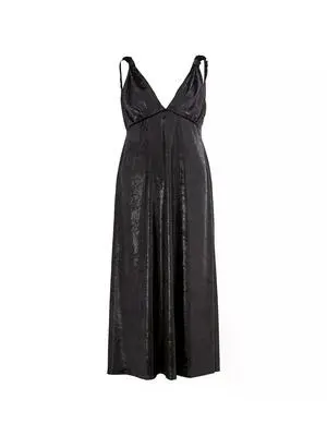 LARDINI Metallic-effect Midi Dress
