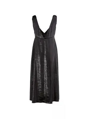 LARDINI Metallic-effect Midi Dress