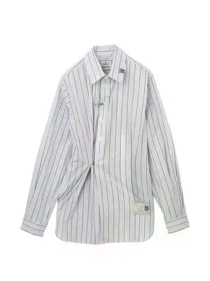 Mihara Yasuhiro Switch-front Striped Shirt