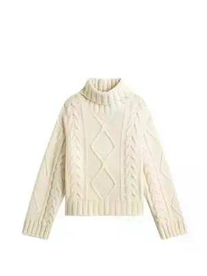 Woolrich Roll-neck Sweater - Neutrals
