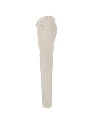 BRIGLIA 1949 Corduroy-effect Slim-fit Chino Trousers - Neutrals