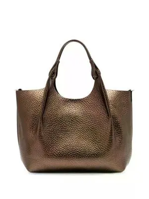 GIANNI CHIARINI Dua Metallic Leather Tote Bag