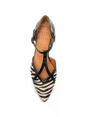 Chie Mihara Hidrow Zebra-print Pumps - Neutrals