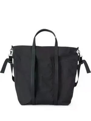 AMIACALVA Gabardine Two-way Tote Bag - Black