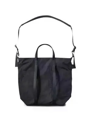 AMIACALVA Gabardine Two-way Tote Bag - Black