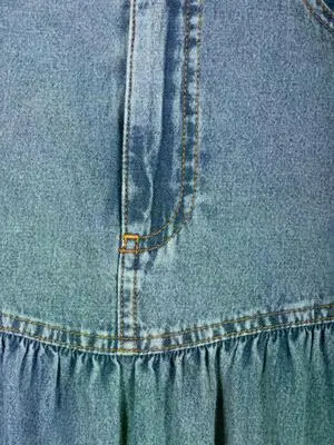 The Great. Western Yoke Midi Skirt