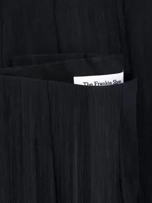 THE FRANKIE SHOP Zip-hem Ribbed-knit Trousers