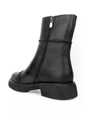 SERGIO MORETTI FIRENZE Leather Ankle Boots