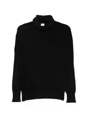 C.T.PLAGE Cashmere Roll-neck Sweater - Black