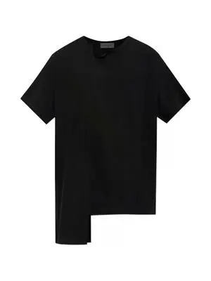 Yohji Yamamoto Asymmetrical-cut T-shirt