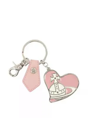 VIVIENNE WESTWOOD Orb Heart Keychain - Pink