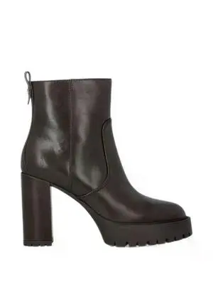 Pinko Leather Ankle Boots