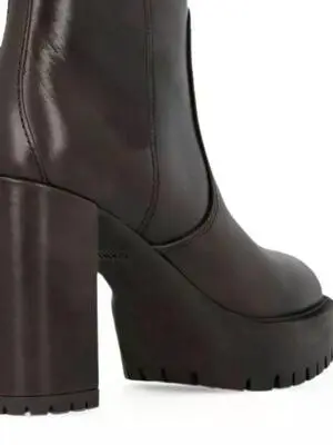 Pinko Leather Ankle Boots