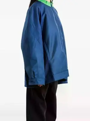 LII Contrast-collar Oversized Jacket