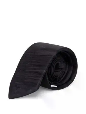 Moschino Logo-print Tie - Black