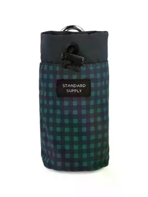 WTAPS Check-pattern Drawstring Pouch