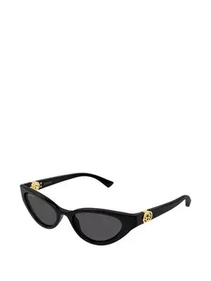 Gucci Interlocking G Cat-eye Sunglasses - Black
