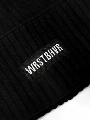 WRSTBHVR Logo-patch Beanie Hat