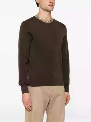 Burberry Check-trim Long Sleeve T-shirt