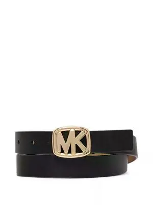 Michael Kors Logo-plaque Belt - Black
