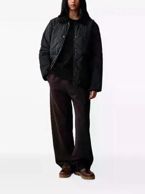 Barbour Diamond-quilted Corduroy-collar Jacket