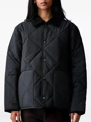Barbour Diamond-quilted Corduroy-collar Jacket