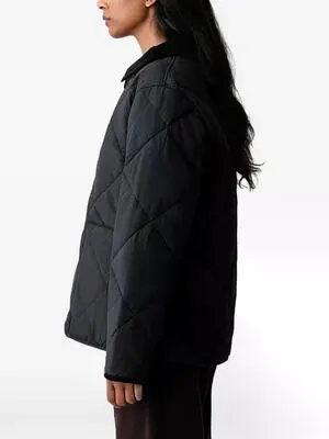 Barbour Diamond-quilted Corduroy-collar Jacket