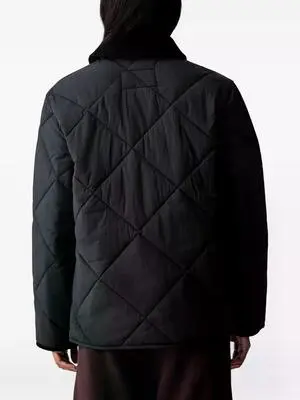 Barbour Diamond-quilted Corduroy-collar Jacket