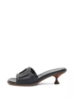 TOD'S Kate Slide Kitten-heel Sandals