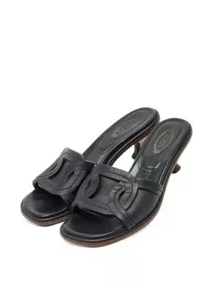 TOD'S Kate Slide Kitten-heel Sandals