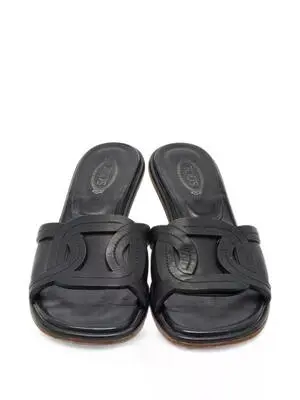 TOD'S Kate Slide Kitten-heel Sandals