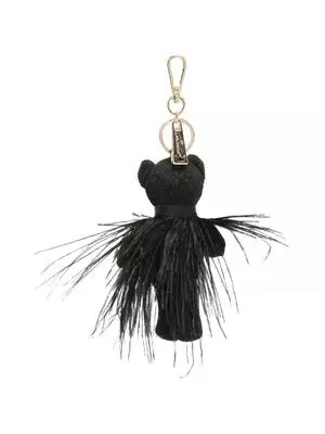 LA MILANESA Teddy-bear Bag Charm - Black