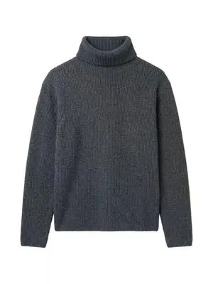 BERNER KUHL Ribbed Roll-neck Sweater - Grey