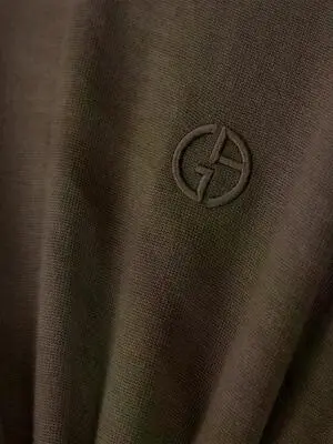 Giorgio Armani Logo-embroidered High-neck Sweater