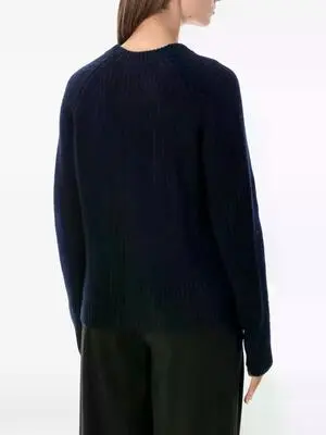 LISA YANG Ribbed-knit Raglan-sleeve Sweater