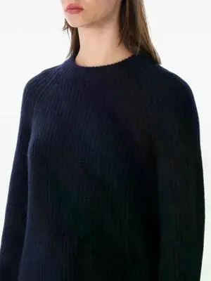 LISA YANG Ribbed-knit Raglan-sleeve Sweater