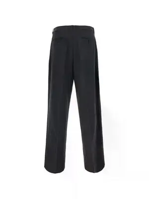 DUNST Pleated Straight-leg Trousers