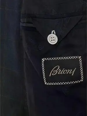 Brioni Check Wool Blazer