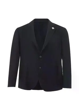 LARDINI Flower-pin Notch-lapels Suit Jacket
