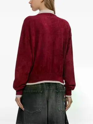 Mihara Yasuhiro V-neck Logo-patch Jumper