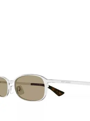 Saint Laurent Mia Oval-frame Sunglasses