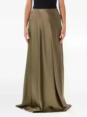 Ralph Lauren Satin-finish Flared Skirt
