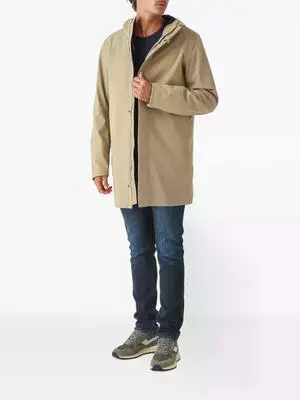 K-WAY Marlyn Hooded Logo-print Coat