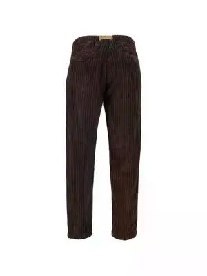 WHITE SAND Wide-stripe Corduroy Trousers