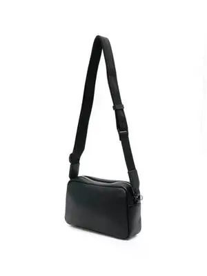 BOSS Ray Grained-effect Logo-plaque Messenger Bag