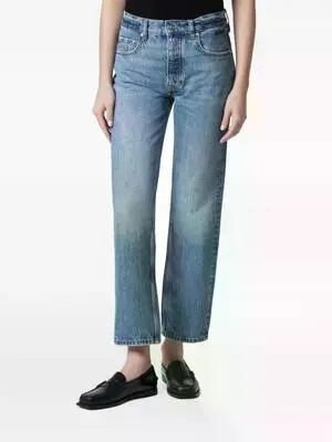 ANINE BING Jane Washed-effect Jeans